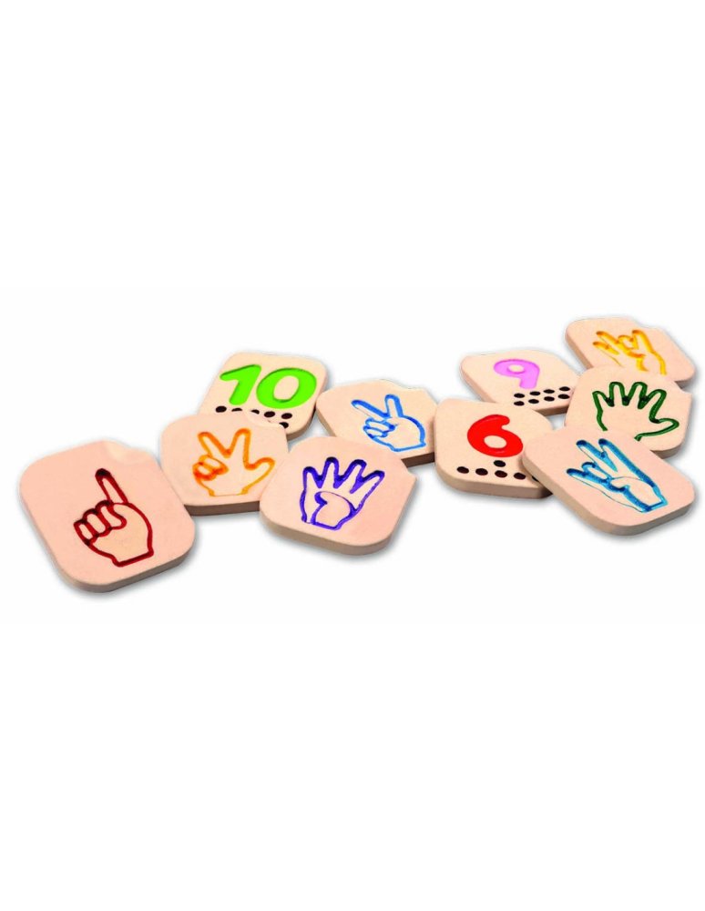 Prstová abeceda - číslice 1-10 | Fufíci